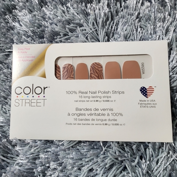 Color Street | Makeup | Color Street All Wild Up Neutral Beige Zebra ...